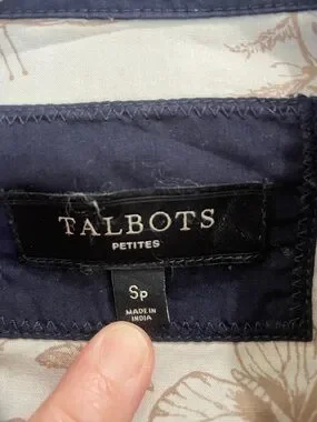 Talbots | Jackets & Coats | Talbots Navy Buttonfront Cinchwaist Utility ...